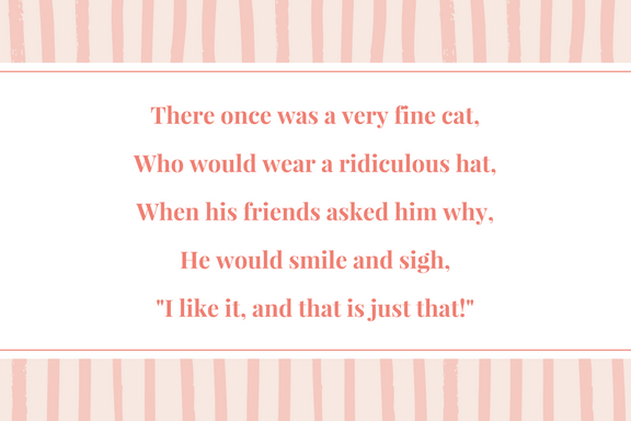 Poetry Friday: Lovely Limericks – Jane Whittingham