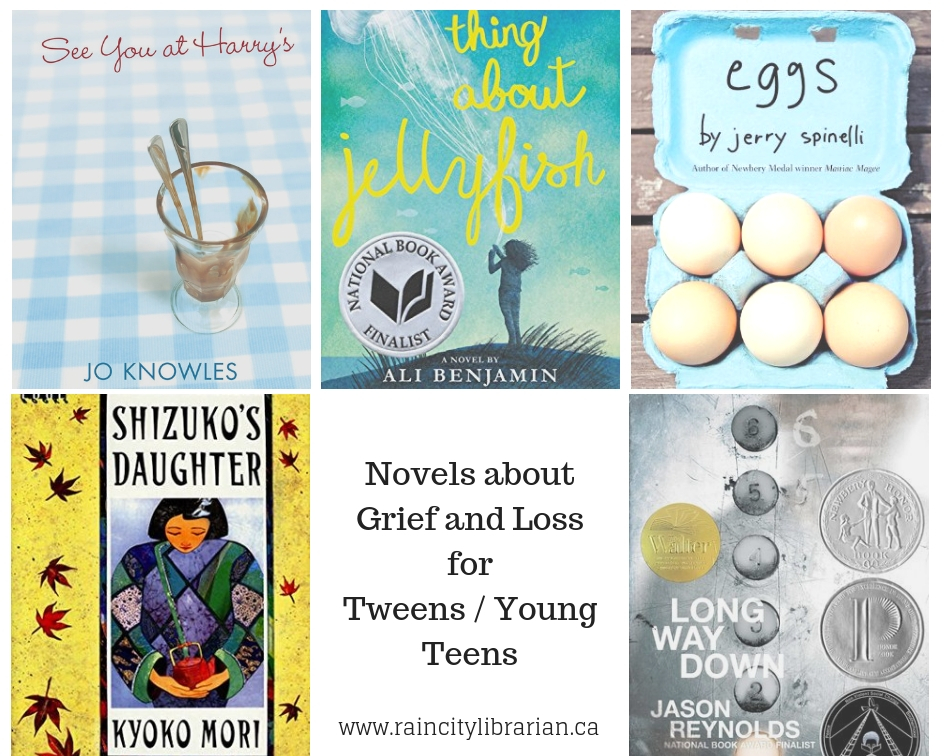 Five Finds – Tween/Young Teen Novels About Grief – Jane Whittingham